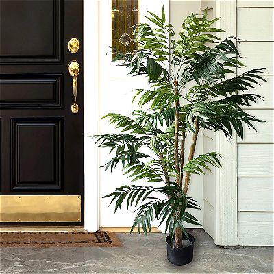 Outdoor Artificial Palm Tree - Make Your Garden Feel Alive! | OutsideModern
